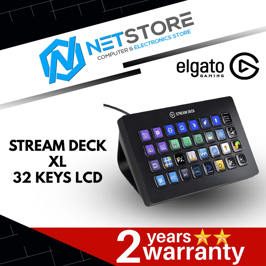 Elgato Stream Deck XL - Advanced Stream Control with 32 Keys LCD ...