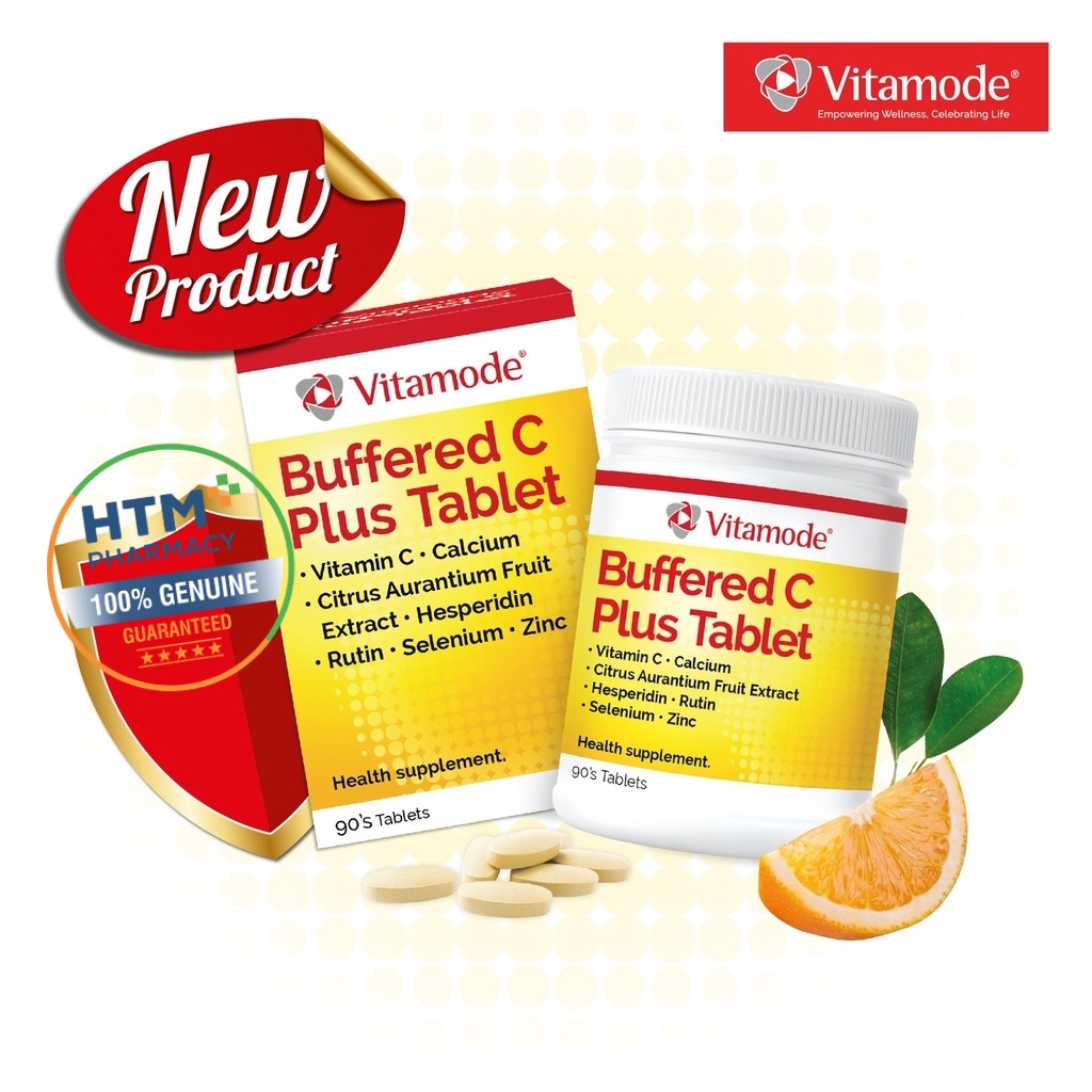 Vitamode Buffered C Plus Tablet 90'S | Shopee Malaysia
