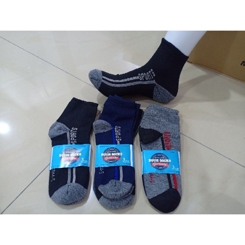 🧦3pasang Stokin pendek lelaki Tebal nipis Short stokin Sport stokin ...