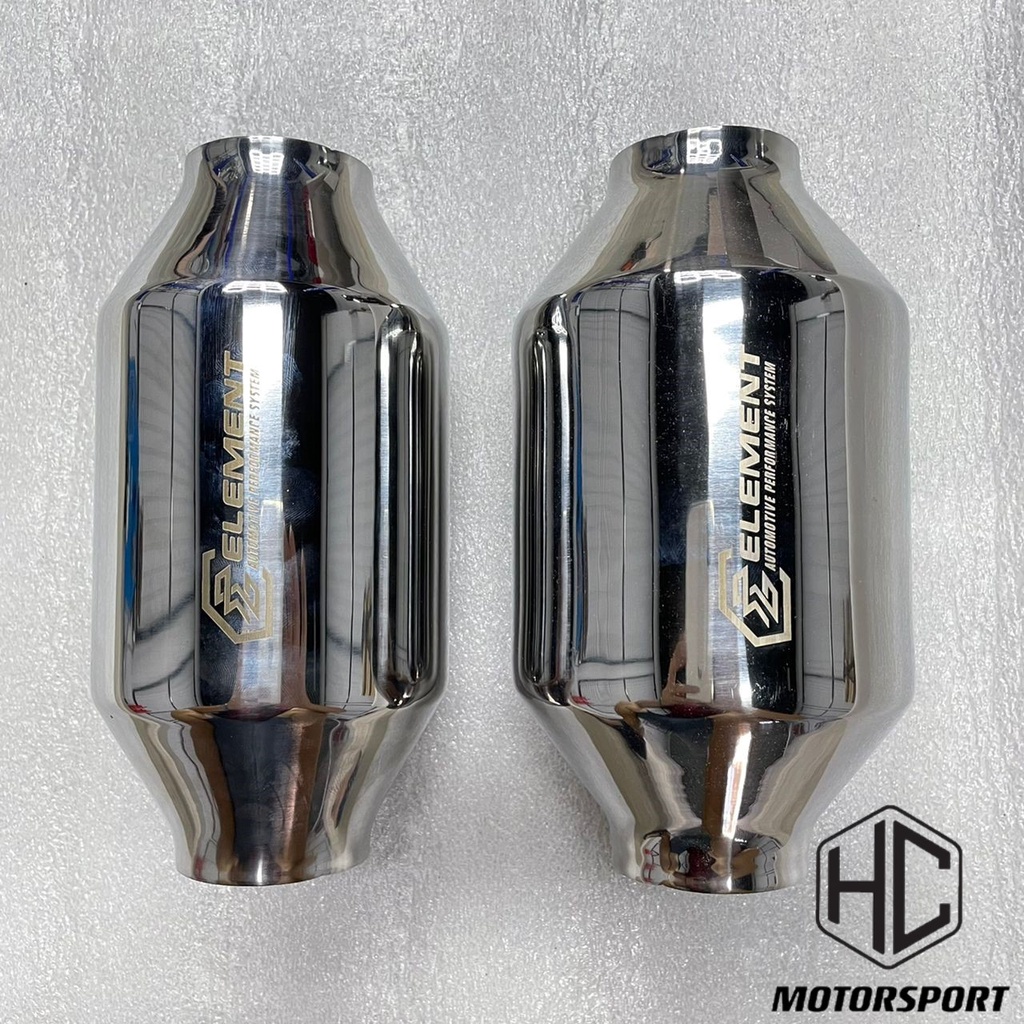 High Flow Catalytic Converter Sport Exhaust EURO 4 Stainless Steel 304 ...