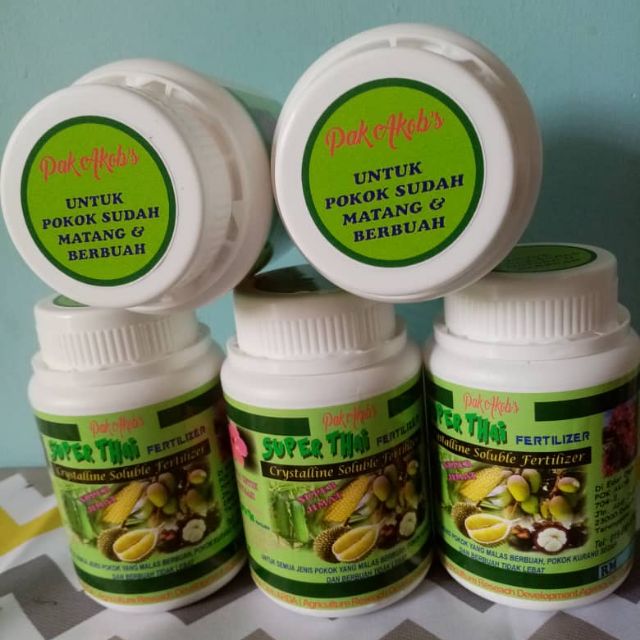 💥READY STOCK💥Baja Pak Akob's super thai fertilizer,baja buah,baja pokok ...