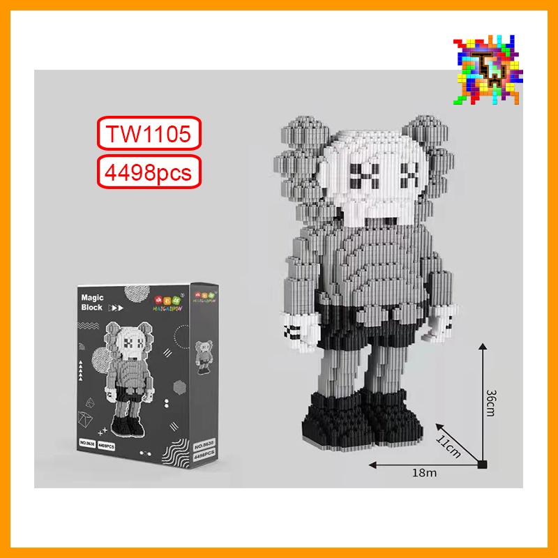 LEGO bear brick LEGO Doraemon LEGO Pikachu LEGO KAWS LEGO Chopper Easy ...