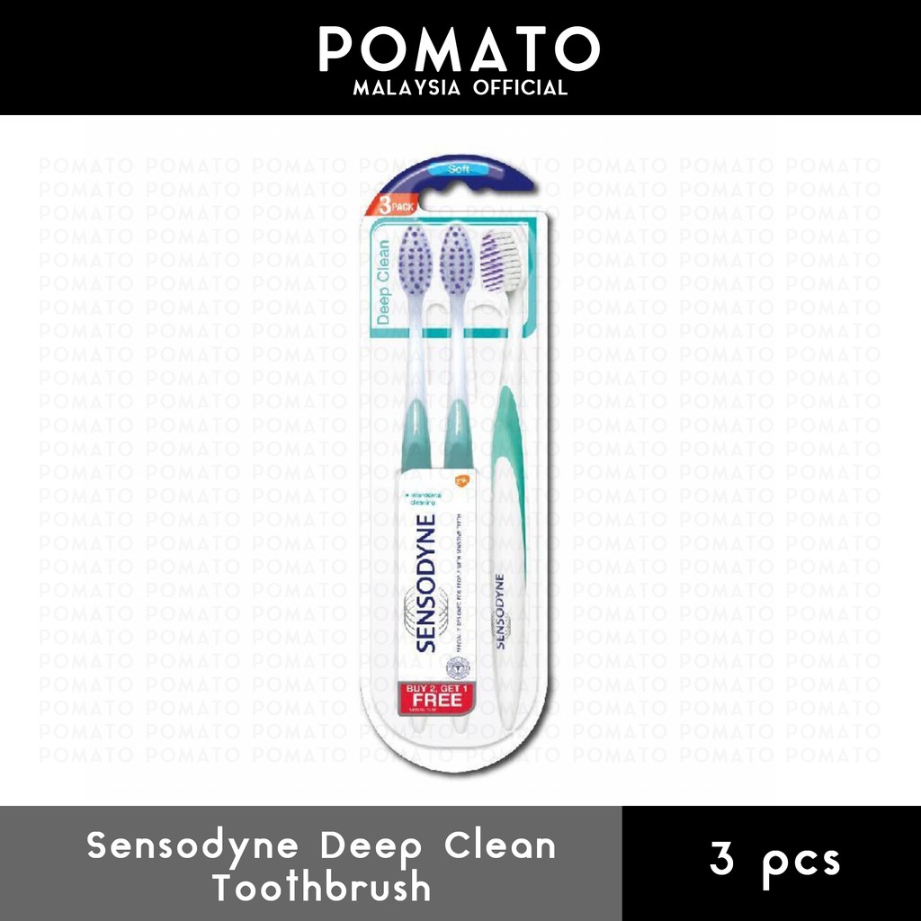 SENSODYNE Deep Clean Sensitive Teeth Toothbrush | Shopee Malaysia