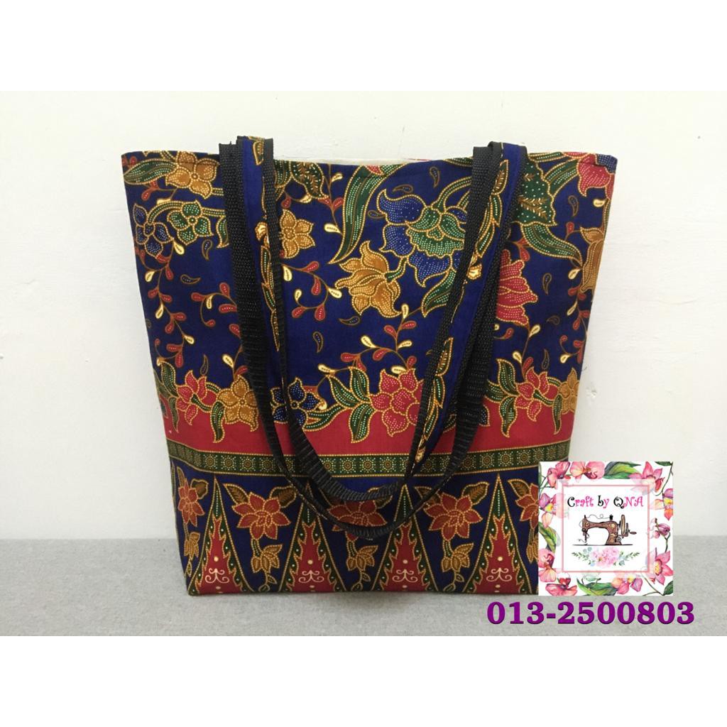Beg Tote Batik Handmade | Beg Batik | Shopee Malaysia