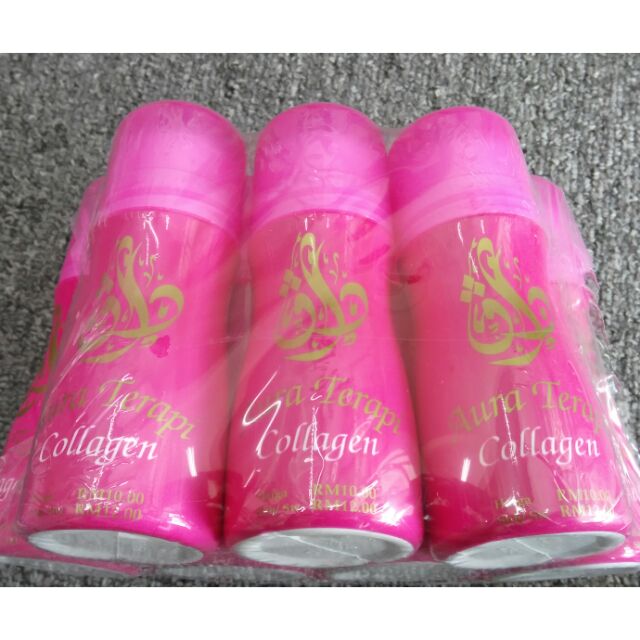 Aura Terapi Collagen (Gold) Botol Pink Terbaru Kasturi Bidara 1botol ...