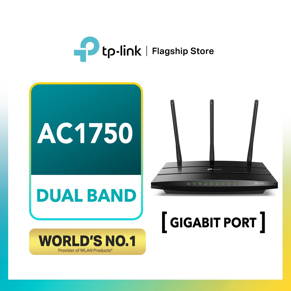 TP-Link Archer C7 - AC1750 Wireless Dual Band Gigabit Router ( WHITE ...