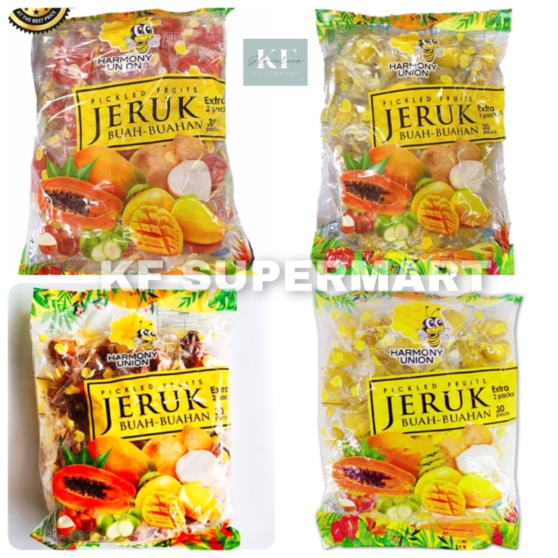 30+2pcs Harmony Union Jeruk Buah-buahan, Local Fruit Pickle [Ambra ...