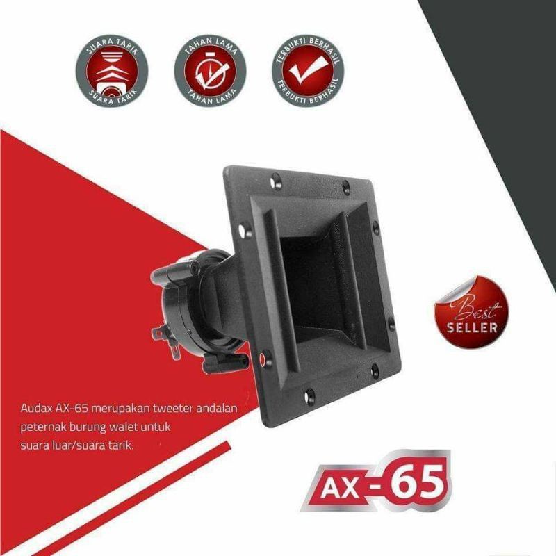Audax AX65 Original Speaker Tweeter Indonesia Swiftlet Speaker Tweeter AX65 Audax Made indonesia ...