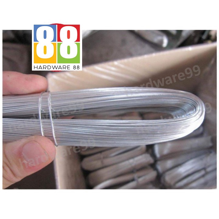 Dawai Potong GI wire 20# precut pre-cut ikat besi 12" 14" 16" 300mm ...