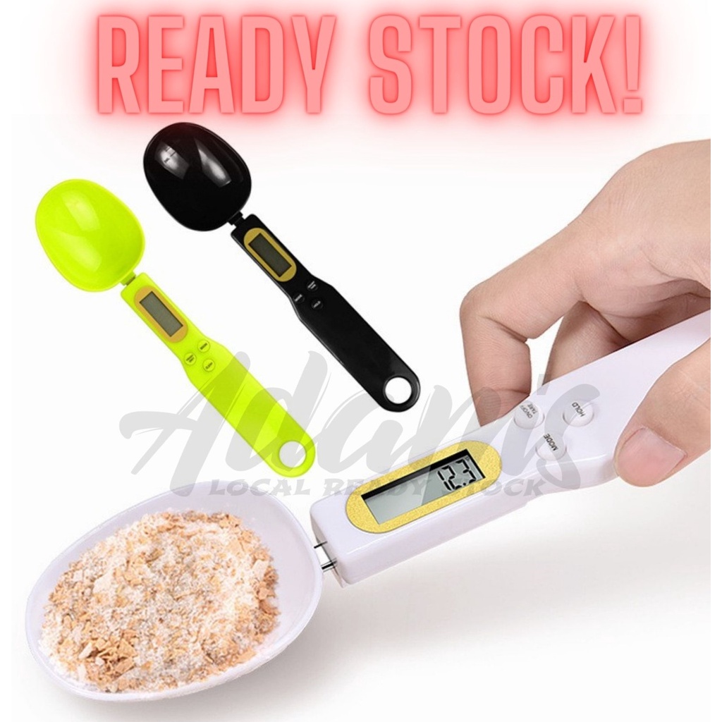 Portable Weight Digital Scale With Spoon Measuring | Shopee Malaysia