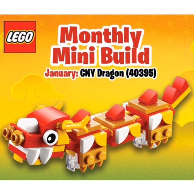 LEGO 40395 MMB Chinese Dragon | Shopee Malaysia