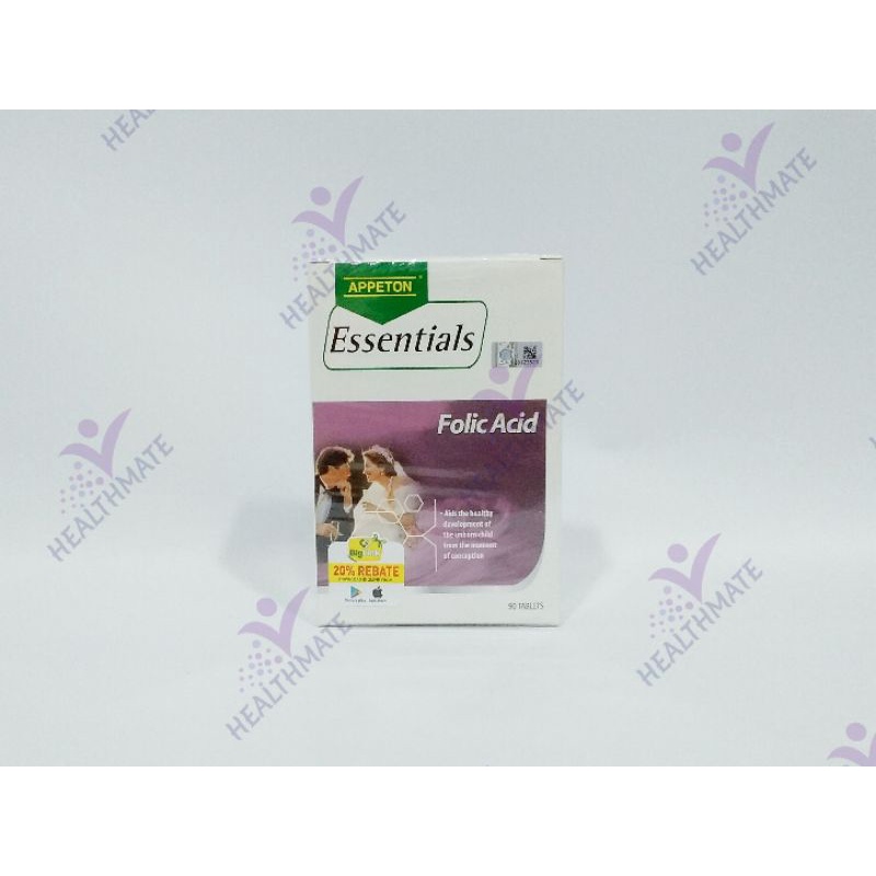 Appeton Essentials Folic Acid Tablets (90's) | Shopee Malaysia