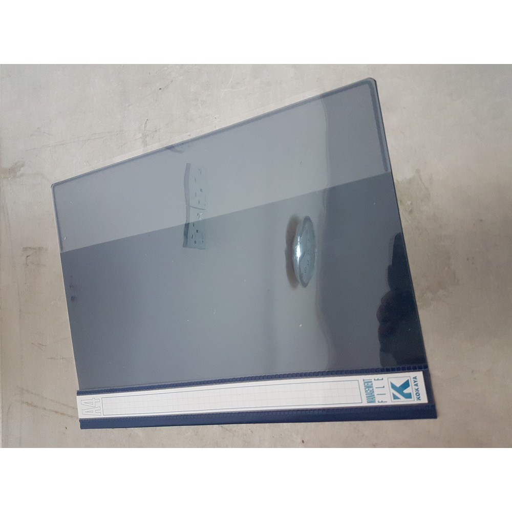 Kokaya Blue PVC Management File A4 / Clear PVC Cover / Fastener ...