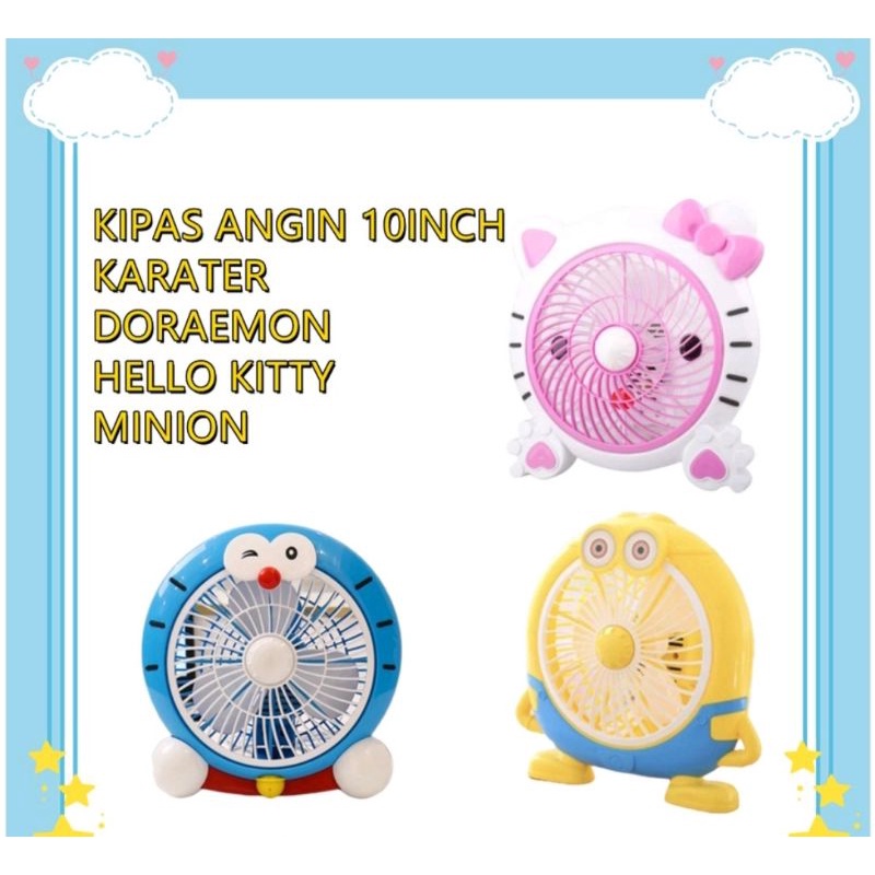 10 INCH CHARACTER FAN/MINI AC FAN FOR TABLE & BEDROOM 10 INCH CHARACTER ...