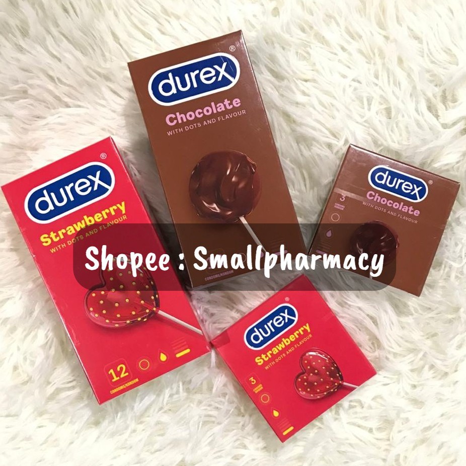 Durex Chocolate / Strawberry Condoms (3s /12s) | Shopee Malaysia