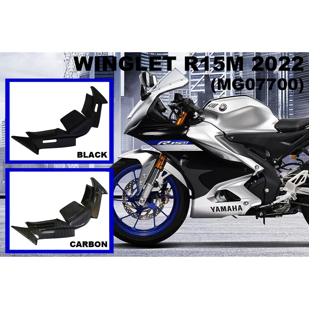 Front Fairing Winglet Wing Let Yamaha R15M 2022 | Shopee Malaysia