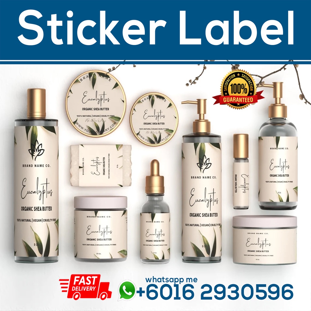 (100pcs) Sticker Label. Sticker Label Produk.Sticker Produk. Sticker ...