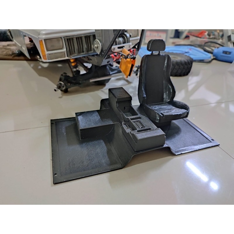 Floor Deck Interior RC Hardbody Cherokee XJ Commanche Scale 1/10 Axial ...