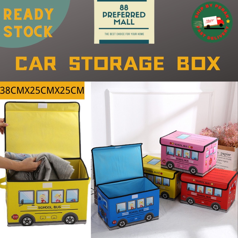 Japanese Cartoon Car Storage Box Foldable Dormitory Clothing Storage ...