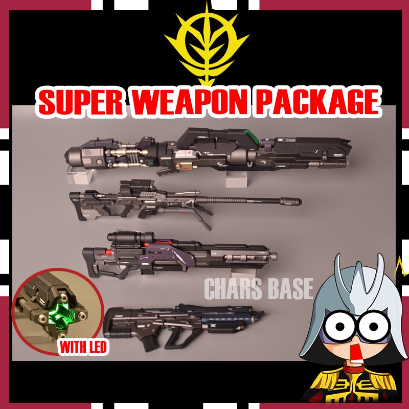 GUNDAM ZAKU SUPER WEAPON SET MEGA LAUNCHER | Shopee Malaysia