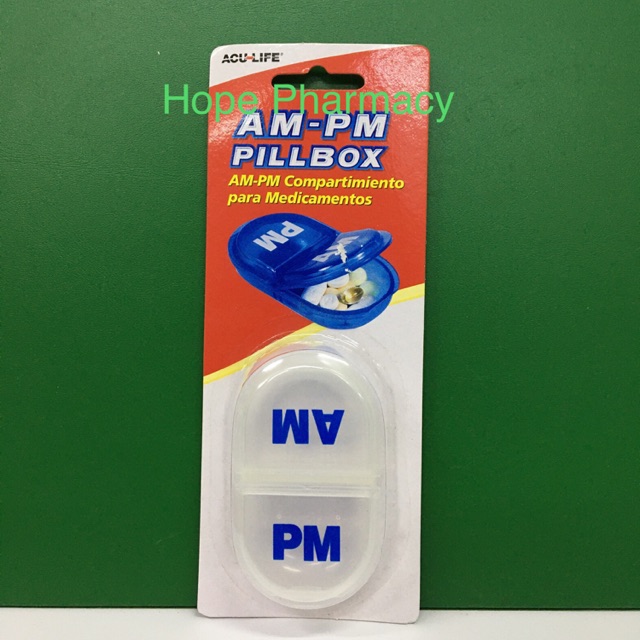 AM/PM Compartment Pill box | Shopee Malaysia