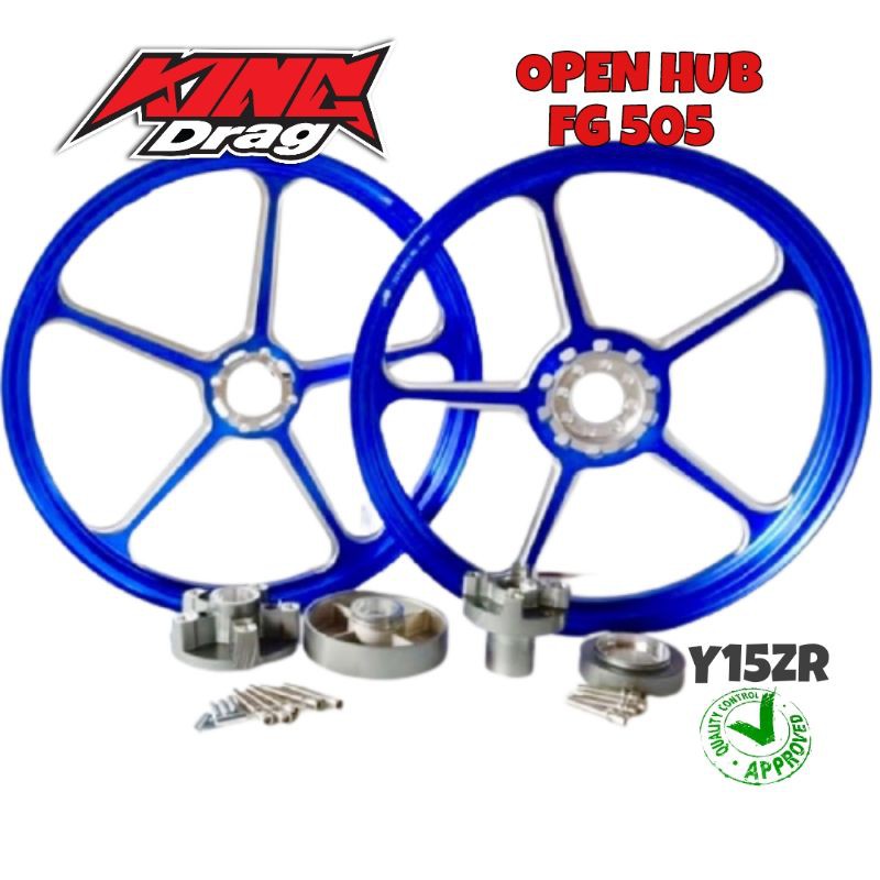 "OPEN HUB" YAMAHA Y15ZR SPORT RIM FG505 FORGED KINGDRAG ENKEI | Shopee ...