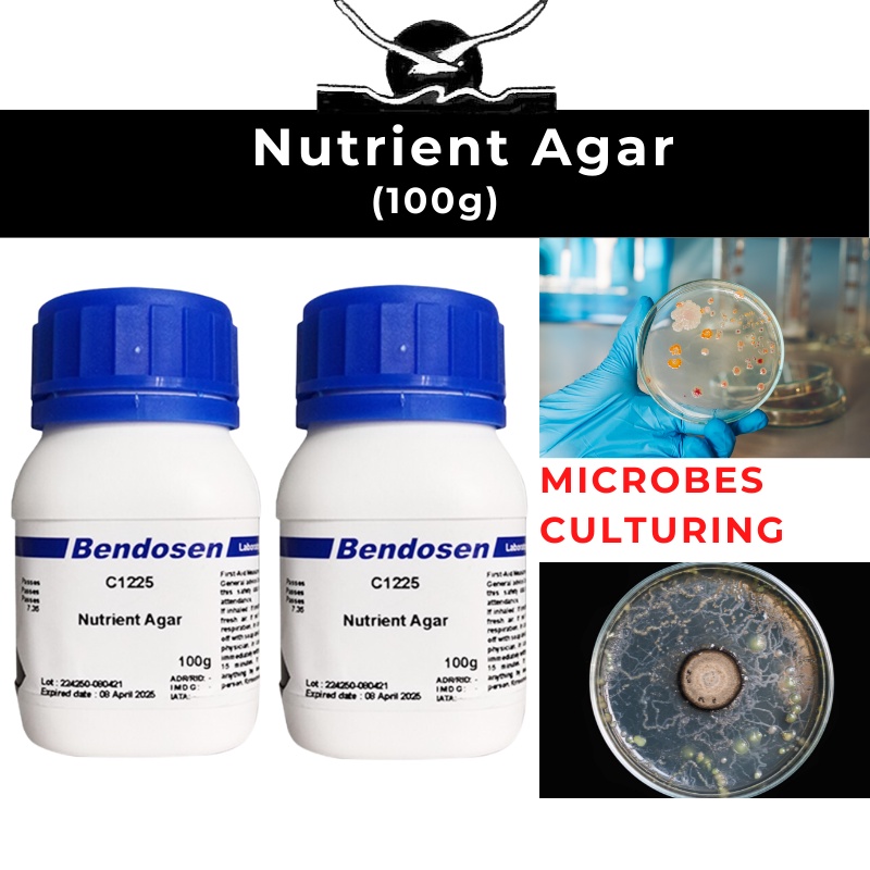 Nutrient Agar 100g for Organisms Growth Agar Plate preparation | Shopee ...