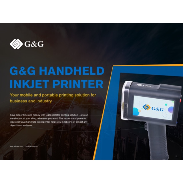 G&G Handheld Portable Inkjet Printer Type A Code: HH 1001 (Use to print ...