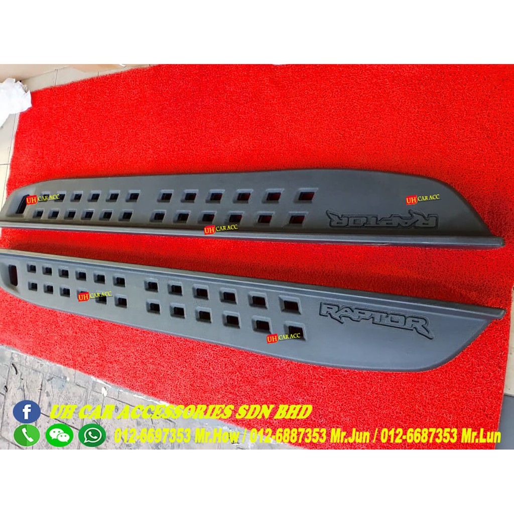 Ford Ranger T6/T7/T8 2011-2019 Raptor ABS Side Step Running Board ...
