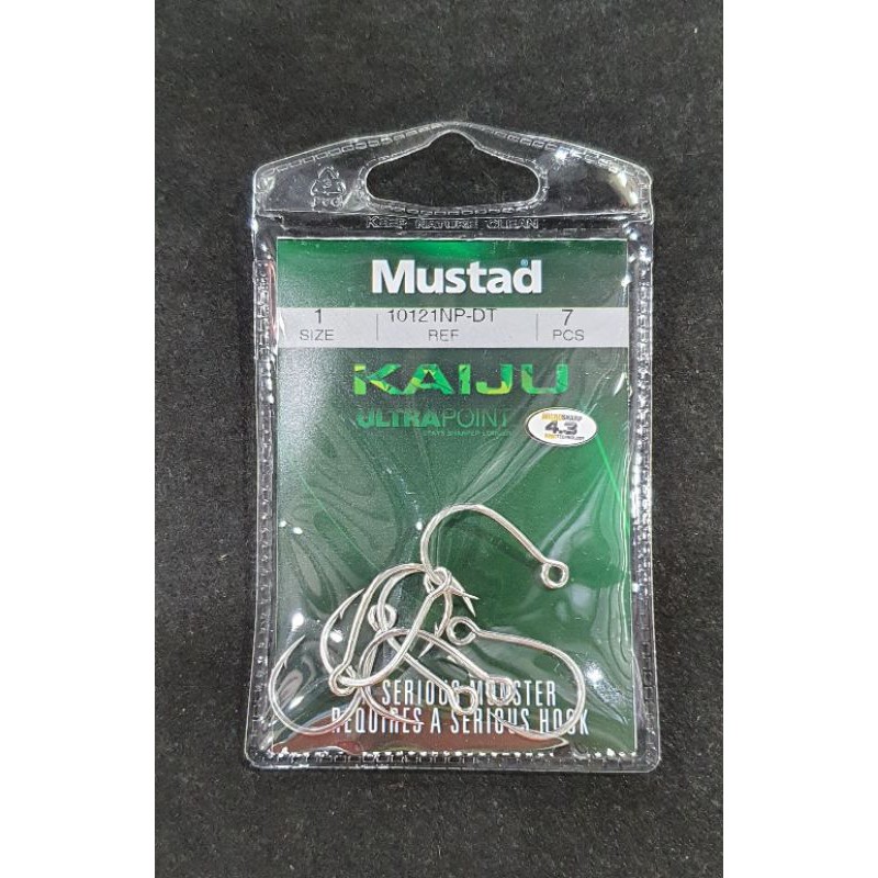 Mustad Kaiju Inline Hook 10121NP-DT | Shopee Malaysia