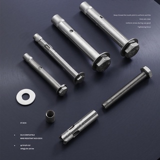 SUS304 Stainless Steel Wall Plug External Hex Expansion Bolt All Type ...