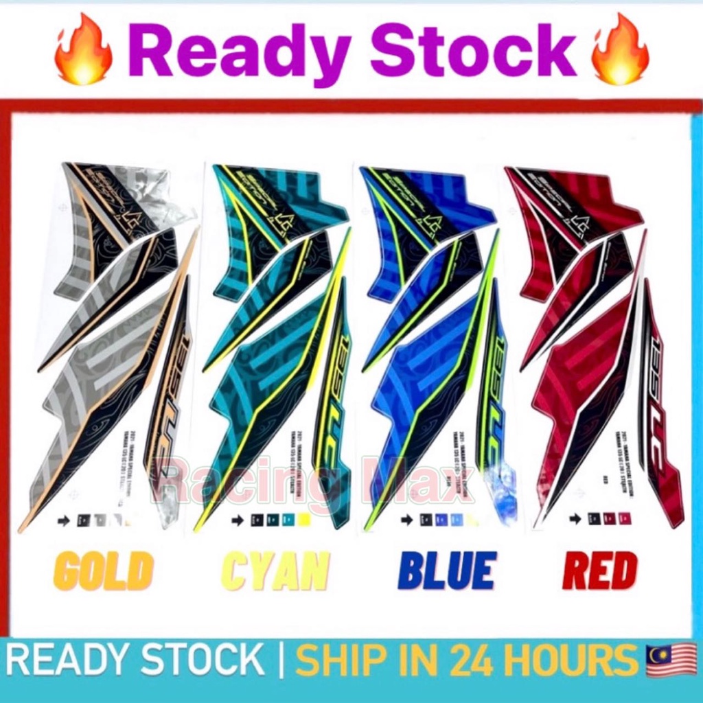 LC135 NEW LCV2 V3 V4 V5 V6 V7 2021 SPECIAL EDITION ( 20 ) BODY STICKER ...