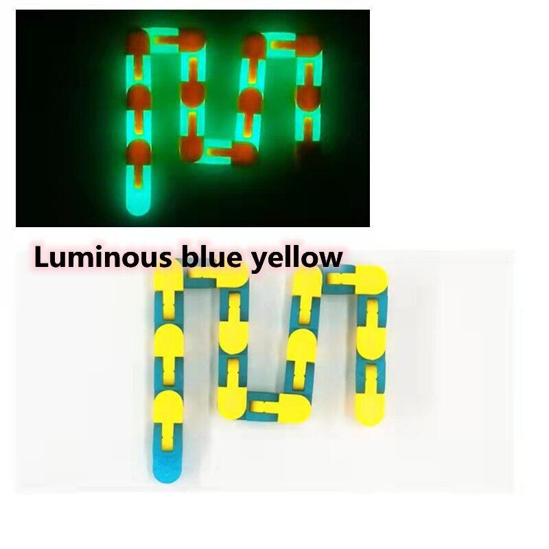 Colorful Puzzle Sensory Fidget Toys Wacky Tracks Snap and Click Toys ...