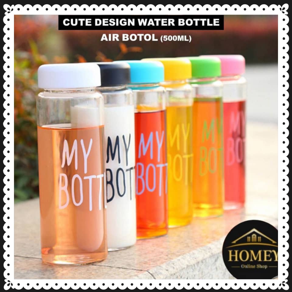 Fashion Bottle Botol Air Fashion Bottle Nice Design 500ml(Ready stock ...
