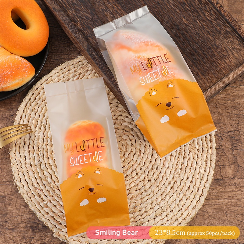 50pcs/+-pack Transparent Cookies Bag Biscuit Bag Packaging Plastic ...