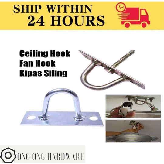 Ceiling Hook /Fan Hook /Kipas Siling /Hook Ceiling Bracket Fan Bracket ...