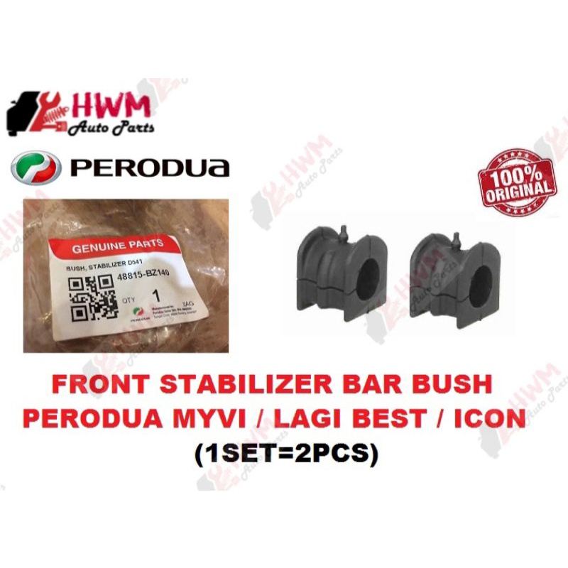 [100% Original] Stabilizer Bar Bush / Antiroll Bar Bush Perodua Myvi ...