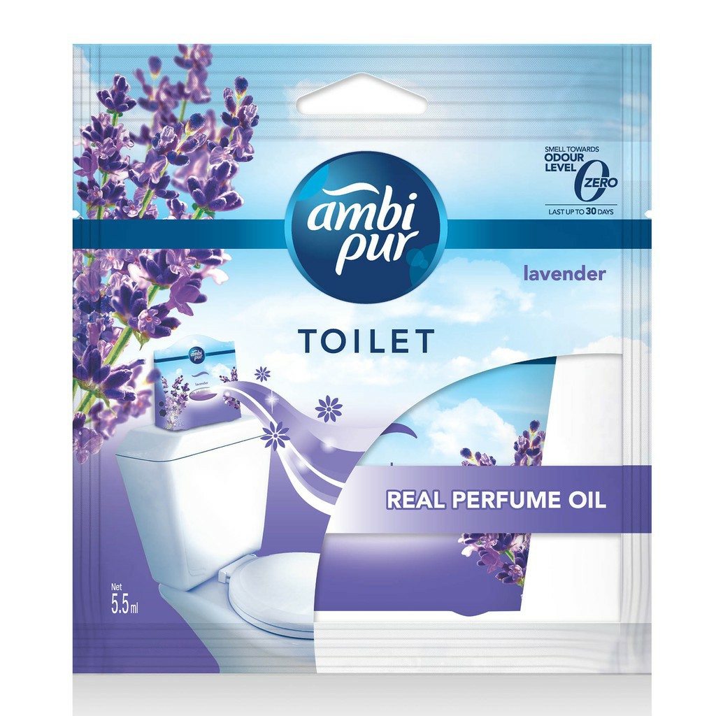 Ambi Pur Toilet Fresh Air Freshener Lavender (5.5ml) 5.0 | Shopee Malaysia