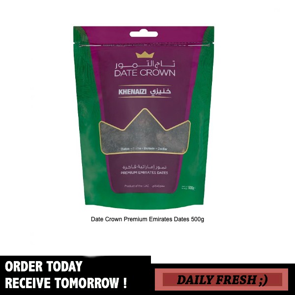 Date Crown Premium Emirates Dates Kurma 500g | Shopee Malaysia