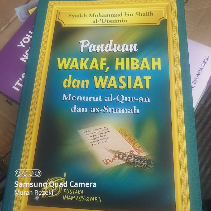 Panduan wakaf hibah dan wasiat / buku | Shopee Malaysia