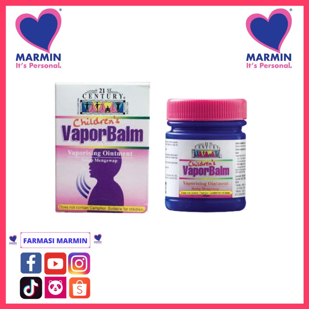 21st Century Children's Vapor Balm (38g) | Shopee Malaysia