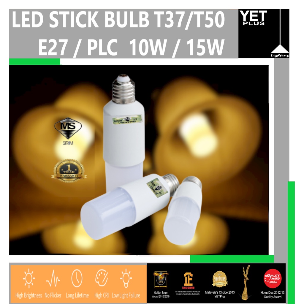 Yetplus Lampu LED Bulb LED Stick Bulb Lampu Tidur LED Screw Bulb E27 ...