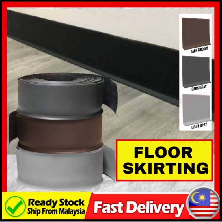 【🔥READY STOCK!!!】Wall Skirting Floor Vinyl Floor Skirting Side Bar ...