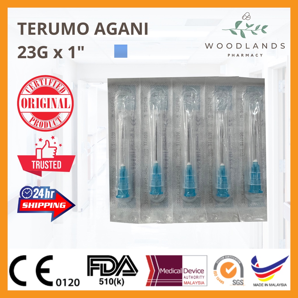 [READY STOCK] TERUMO AGANI NEEDLE 18G/23G/25G/26G - 100PCS PER BOX | Shopee Malaysia