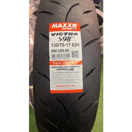 MAXXIS Tayar Maxxis Victra ST S98 F1 Tyre-Size 17 & 14 & 13 inches s-98 ...