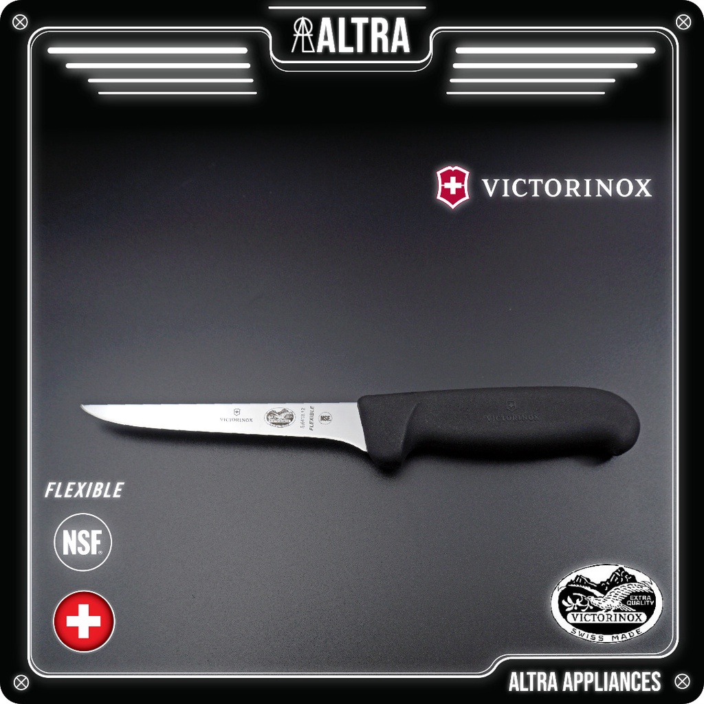 Victorinox 5" Fibrox Narrow Curved Flexible Boning Knife / Kitchen ...