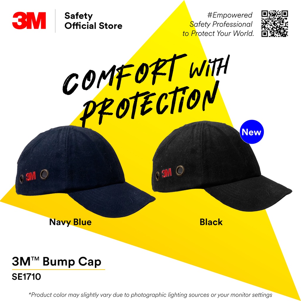 3M™ SE1710 Bump Cap For Low Risk Applications EN812 - Navy Blue/Black ...