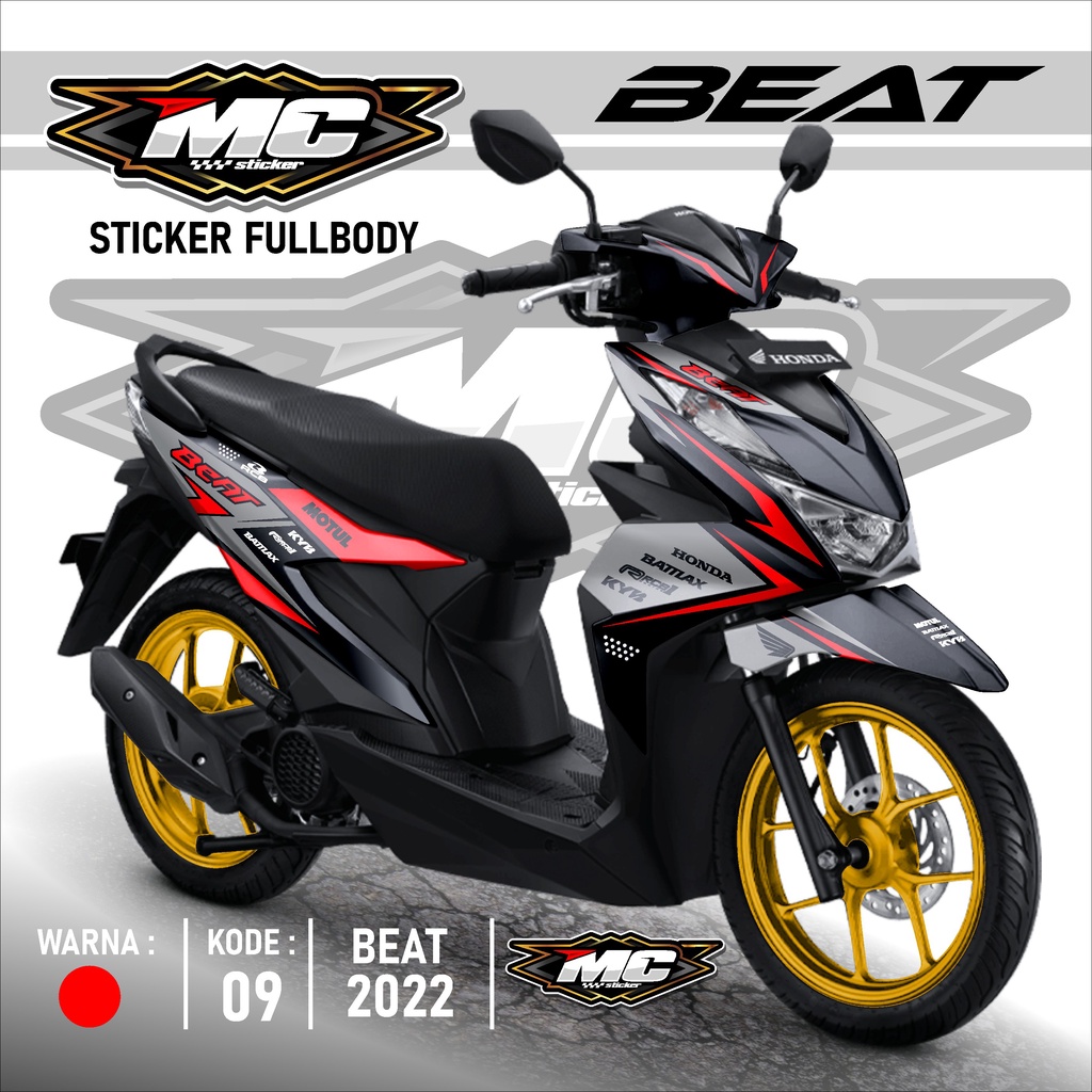 Mc Cutting Sticker Decal Beat Deluxe Beat Street Full body 2020 2021 ...