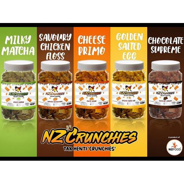 NZ Crunchies CLEAR STOCK snacks / snek jajan kudap kudapan rangup 220g ...