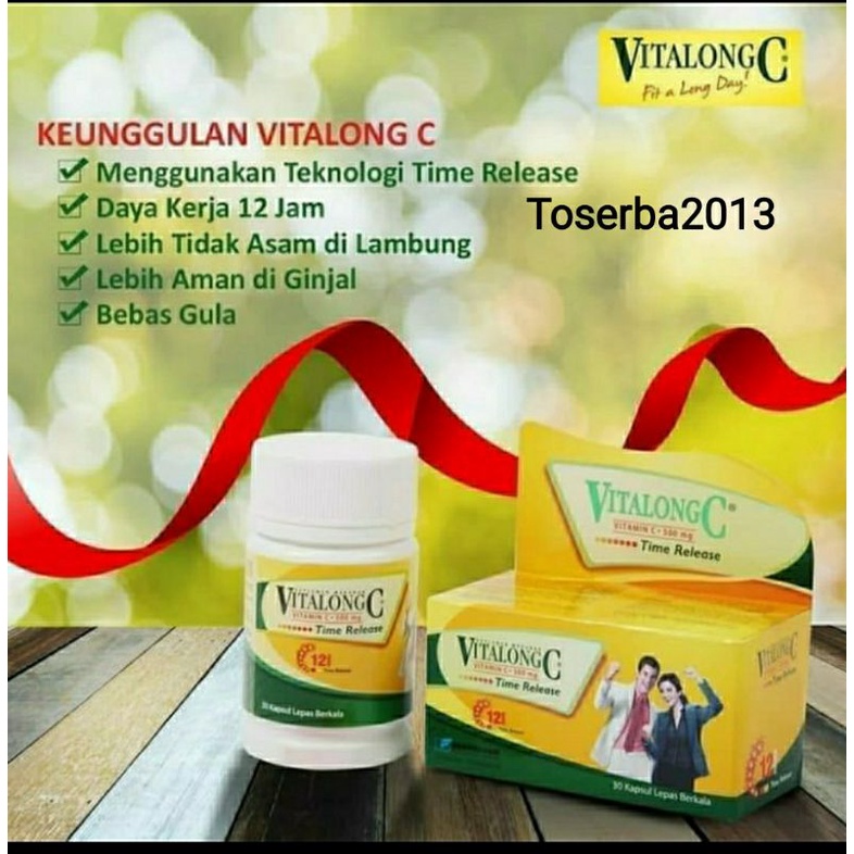 Vitalong C Vitamin C 500mg Contents 30 Tablets EXP Still Long SEPTEMBER ...